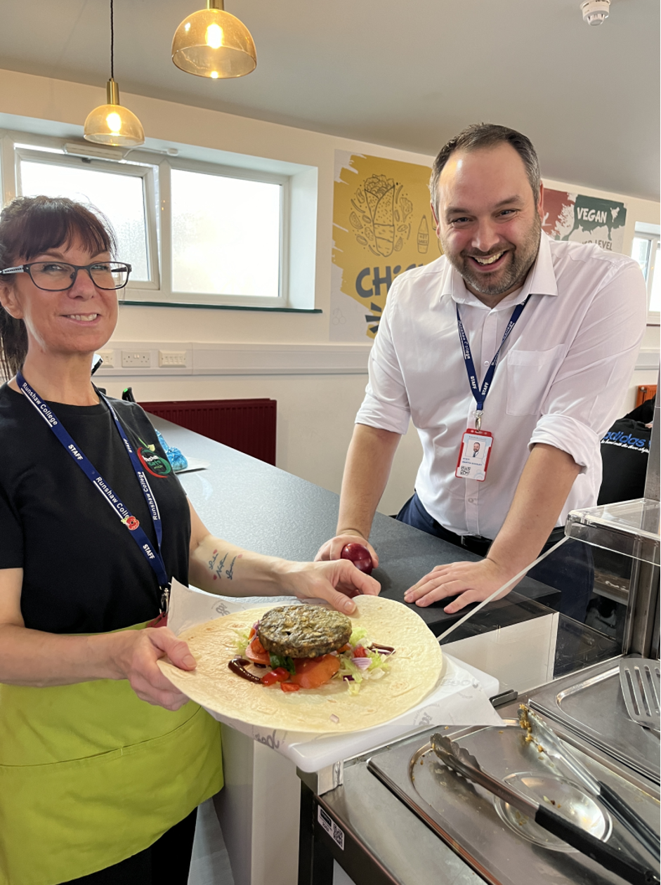 The sustainability committee vegan week challenge.